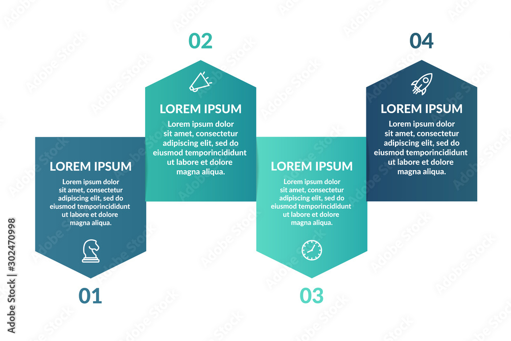 step or process infographic template design . infographic concept for ...