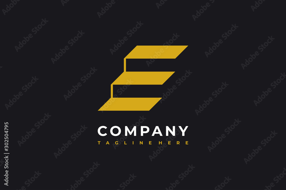 E Logo Vector