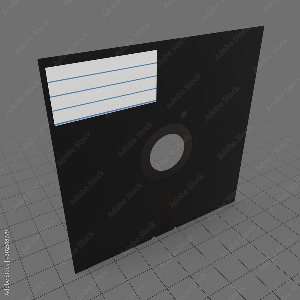 Floppy disk Stock 3D asset | Adobe Stock