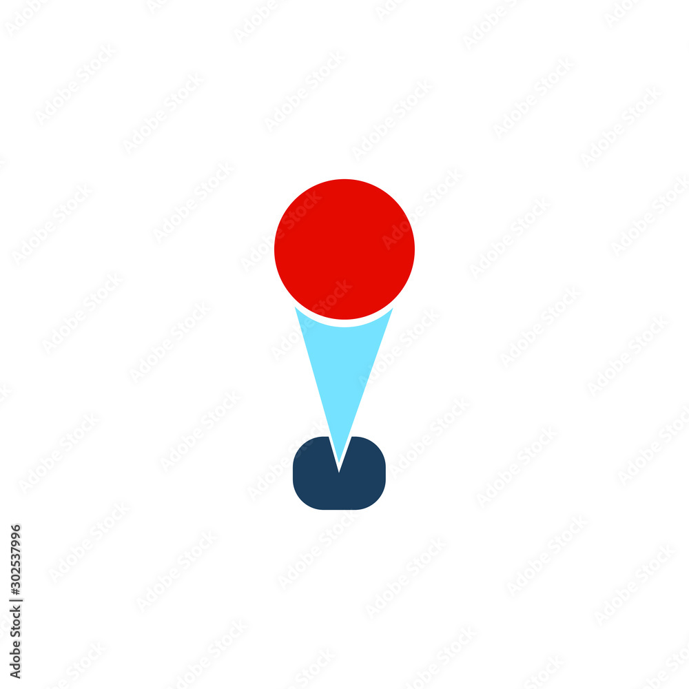 map point, signs, placeholder, maps and location, icon symbol vector ...