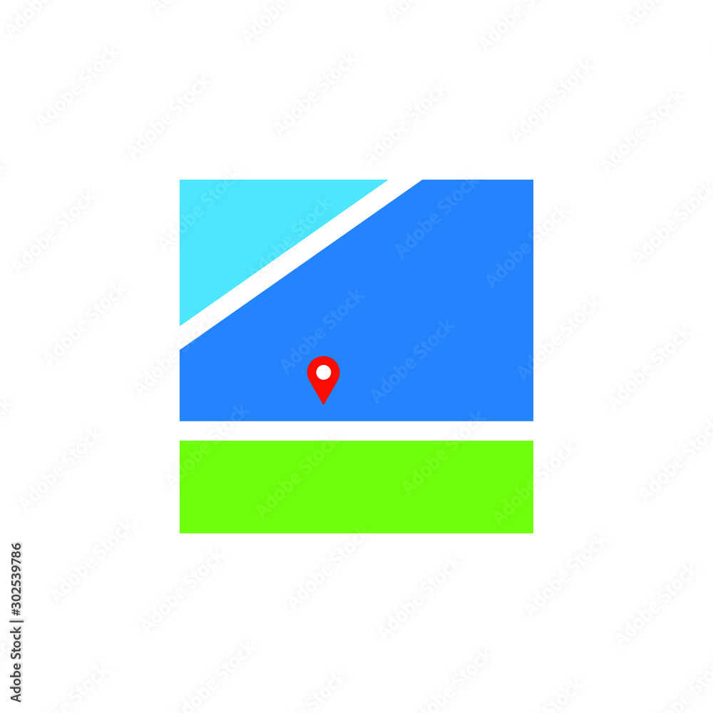 map point, signs, placeholder, maps and location, icon symbol vector ...