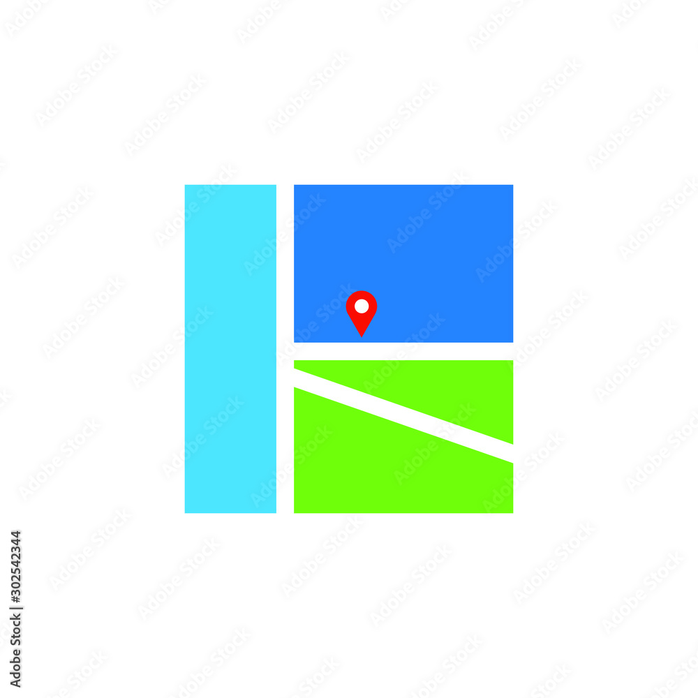 map point, signs, placeholder, maps and location, icon symbol vector ...