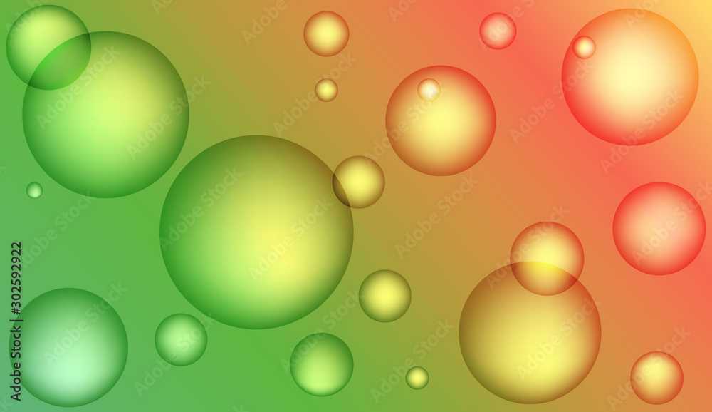 Background with bubbles. Design for your header page, ad, poster ...