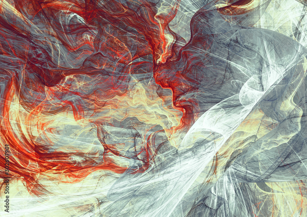 Liquid color pattern with lighting effect. Abstract futuristi soft ...