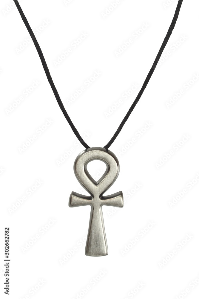 Ankh on white background Stock Photo | Adobe Stock