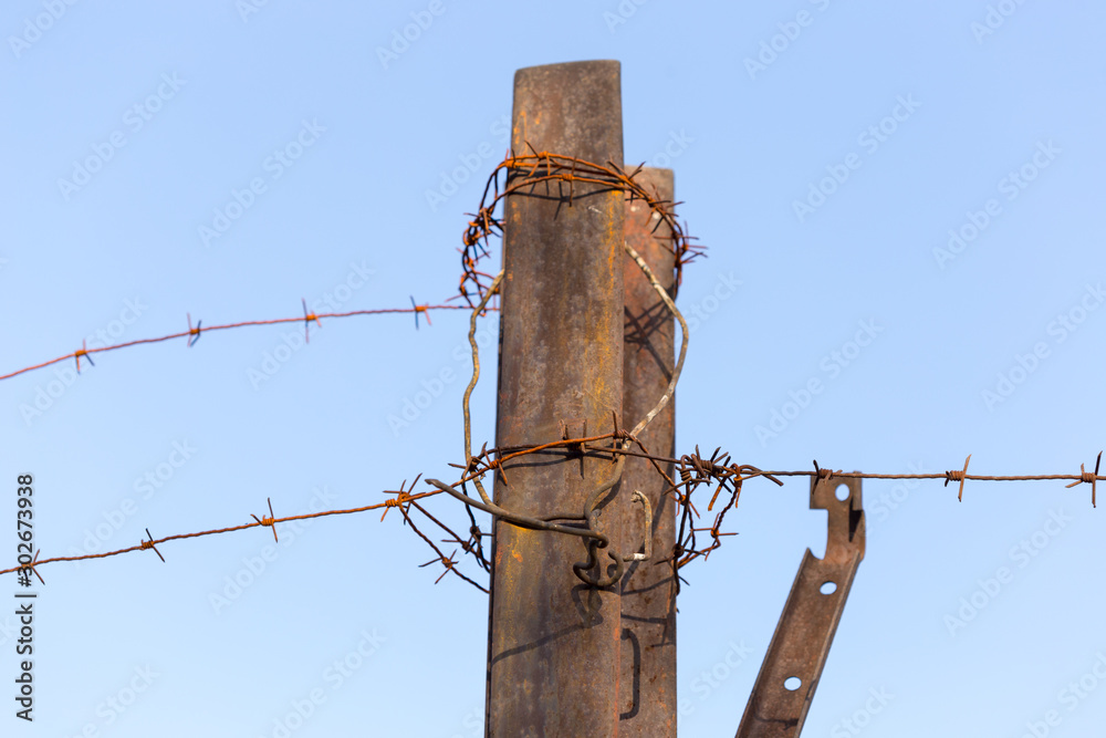 Barbed wire fence. Let. Prison. Spikes. Block. Prisoner. Holocaust ...
