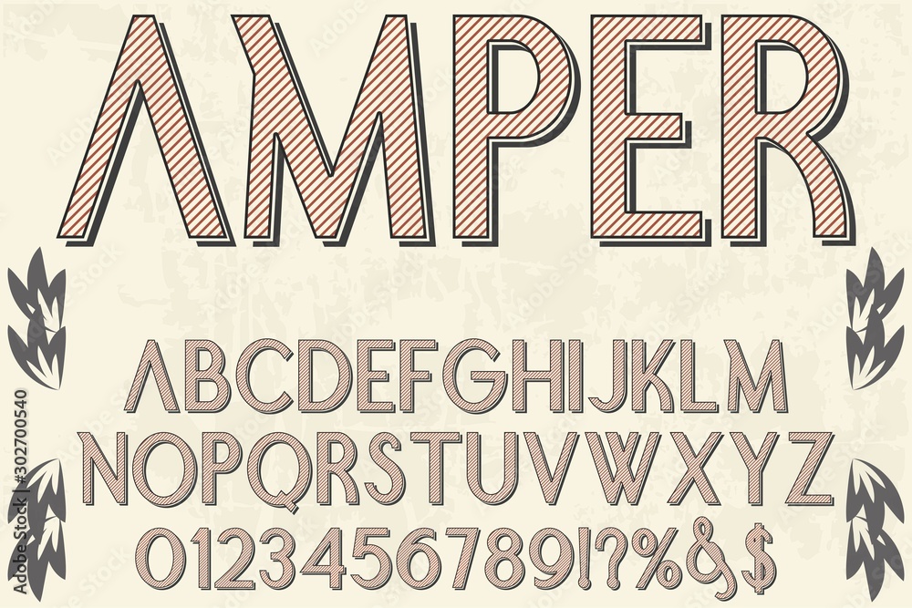 Alphabet Font. Typography style 3D urban digital, typeface logo design ...
