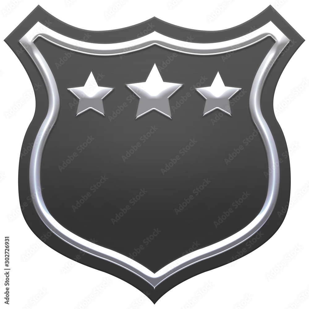 Blank Shields With Ribbon