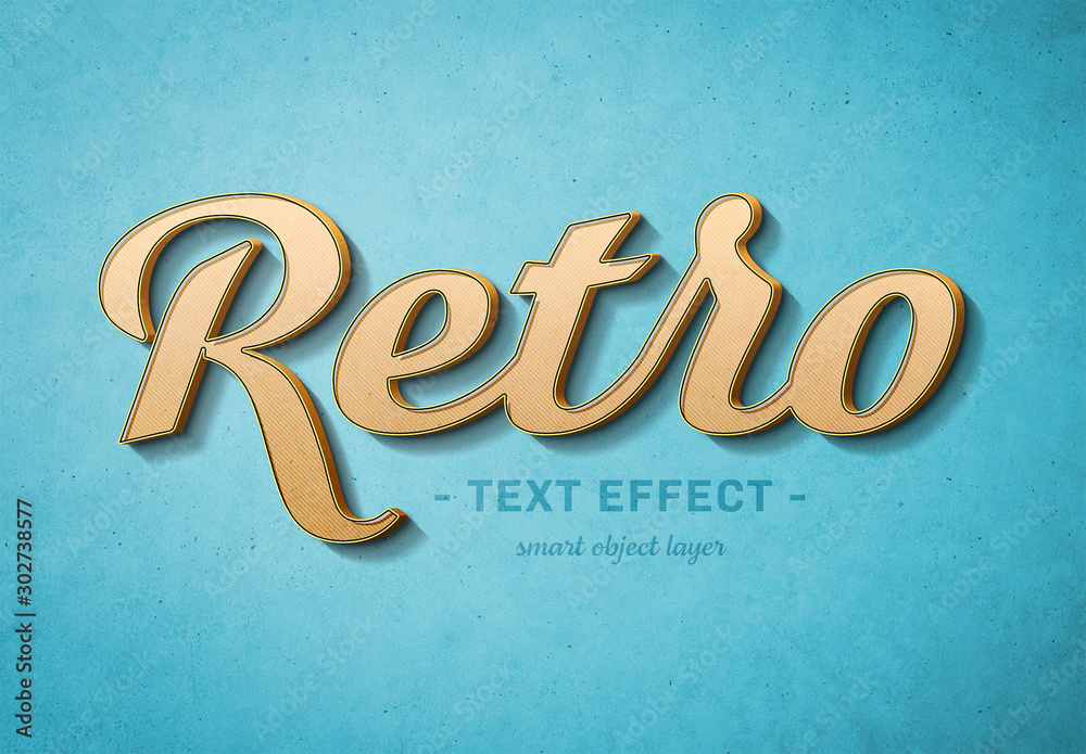 Retro Script Text Effect Mockup Stock Template Adobe Stock retro-script-text-effect-mockup-stock-template-adobe-stock