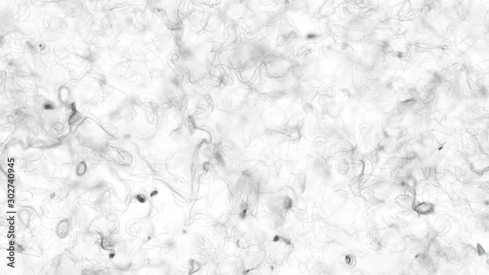 Medical concept. Particles under microscope, magnification. Beautiful ...