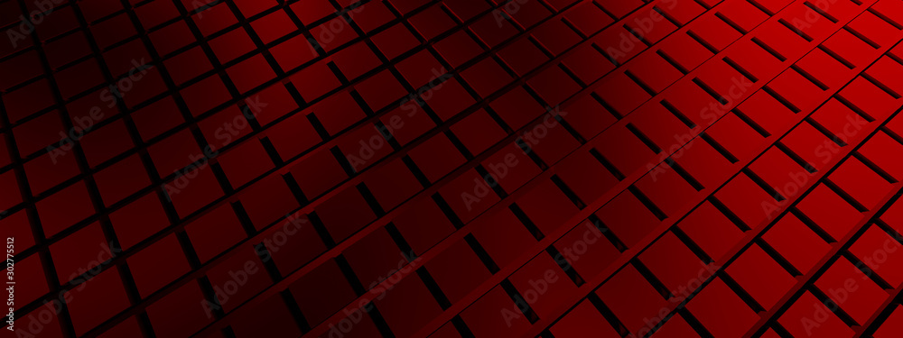 3D ILLUSTRATION RED ABSTRACT DESIGN SQUARE DESIGN FOR WALLPAPER, TYLES ...