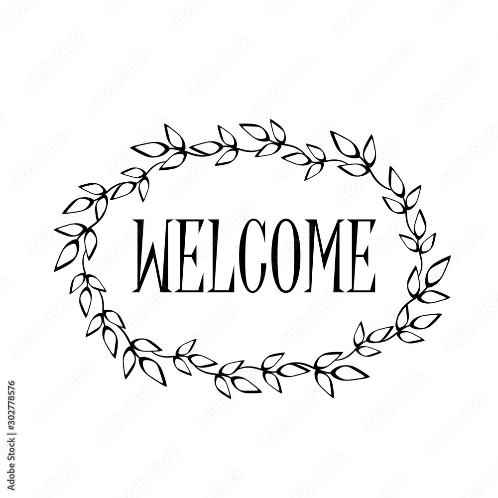 Welcome sign vector files sayings. Home decor. Designs Rustic. Isolated ...