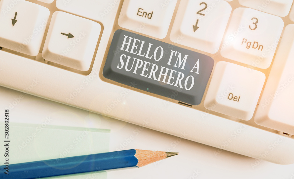 Superhero Computer Paper