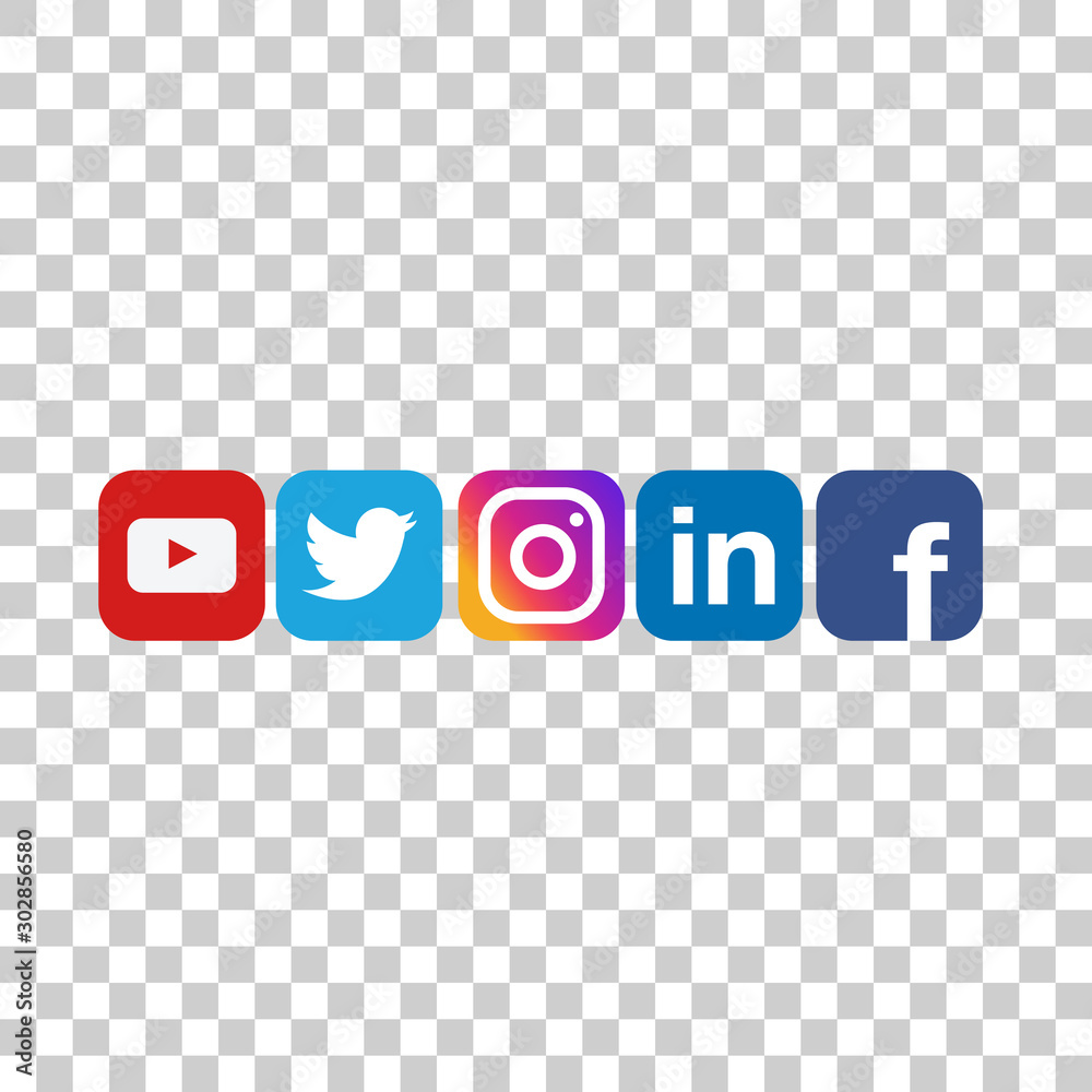 Facebook Twitter Linkedin Youtube Icons