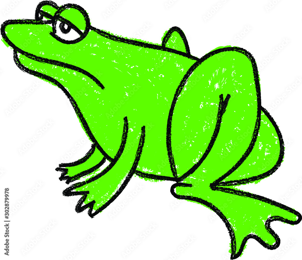 Lazy Frog Clip Art
