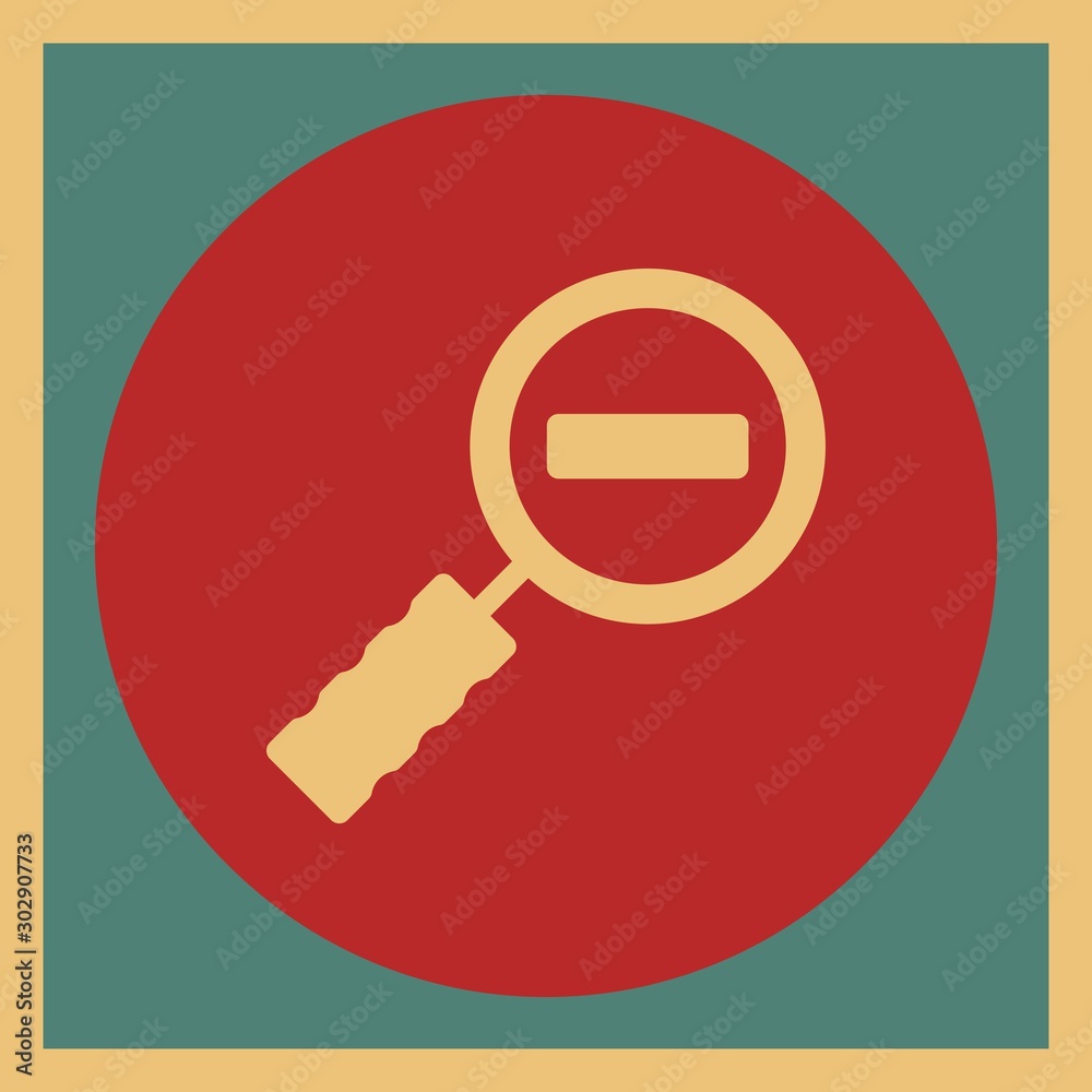 Zoom Out Icon For Your Project Stock Vector | Adobe Stock