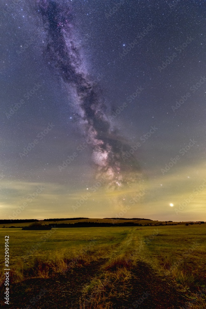 The Milky Way galaxy with stars Stock Photo | Adobe Stock