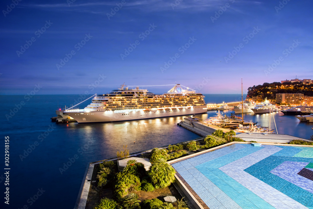 Monte Carlo, Monaco - October 07, 2014: Oceania Cruises ship Marina ...