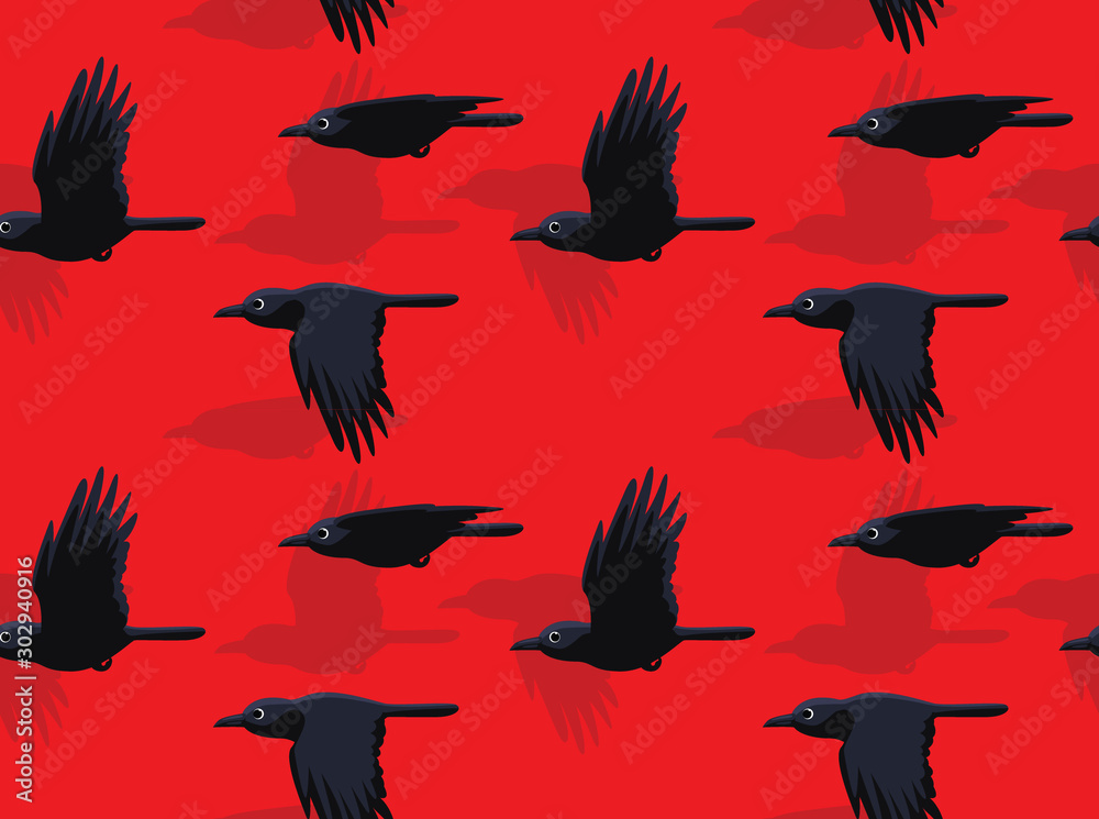Crows Flying Wallpaper