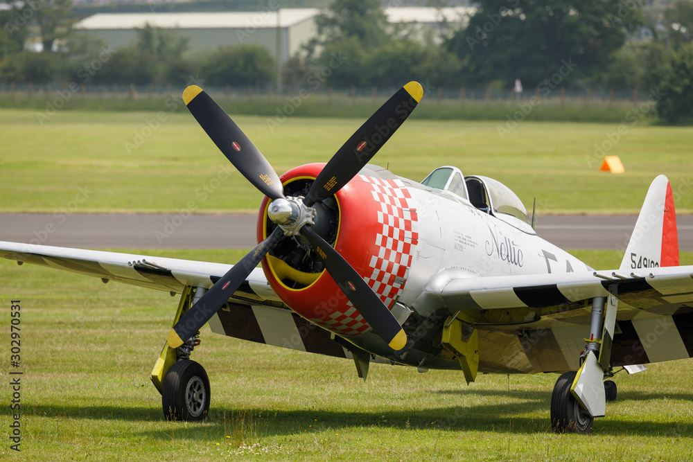 Republic P-47D Thunderbolt an American world war two vintage fighter ...