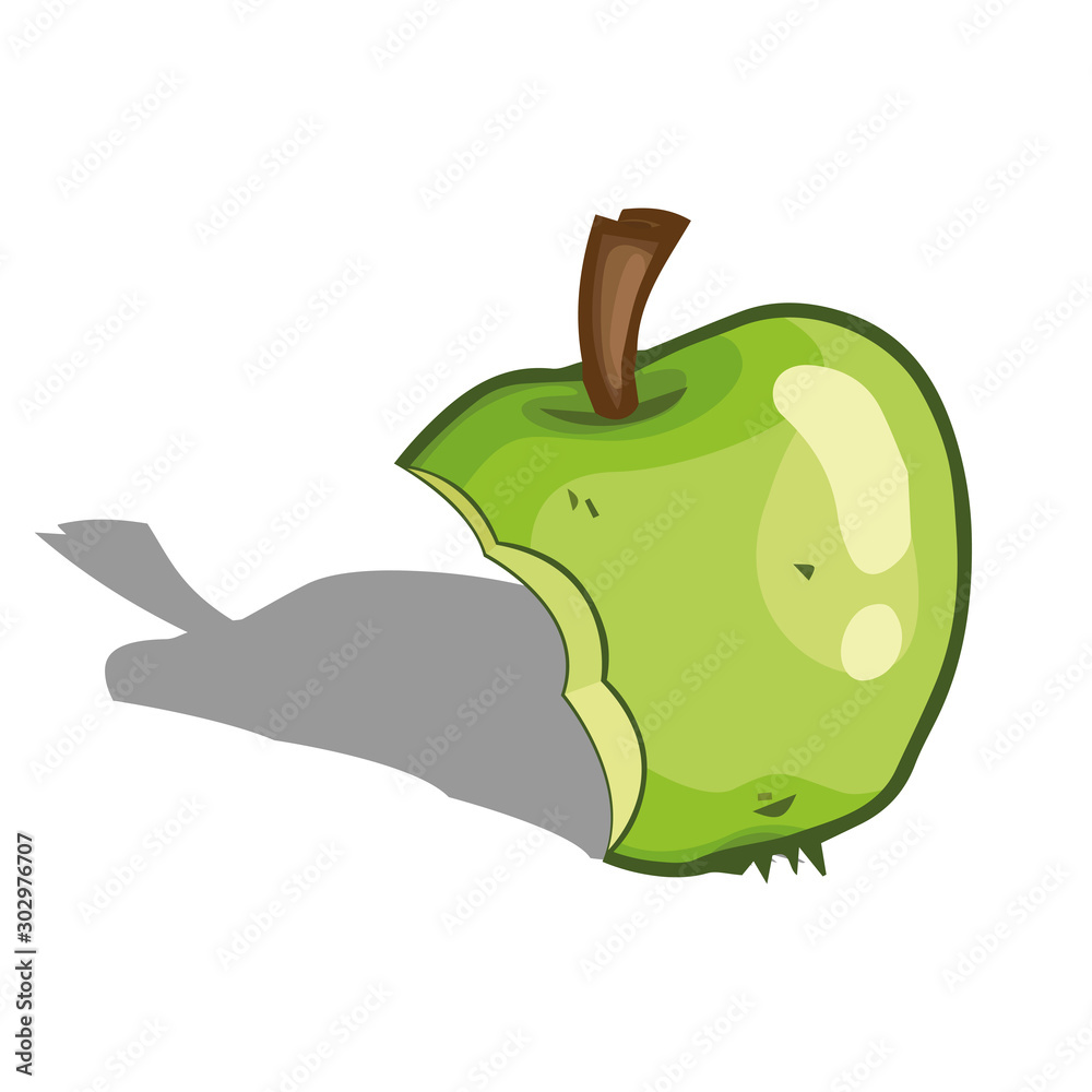 Bitten Apple Clipart