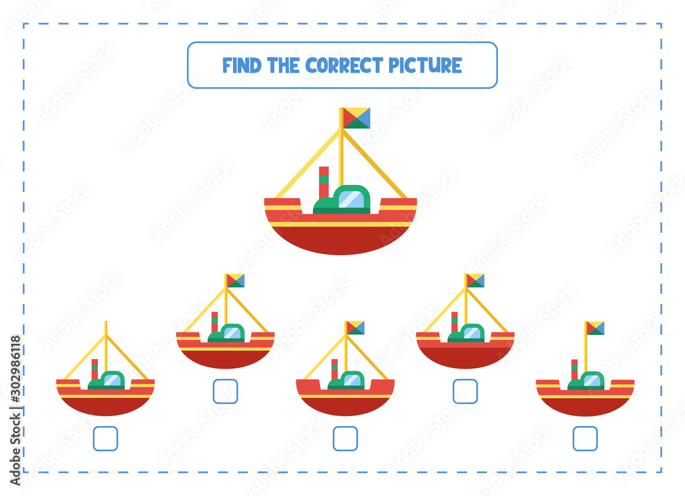Find the Correct Picture Game. Educational exercises and worksheets for ...