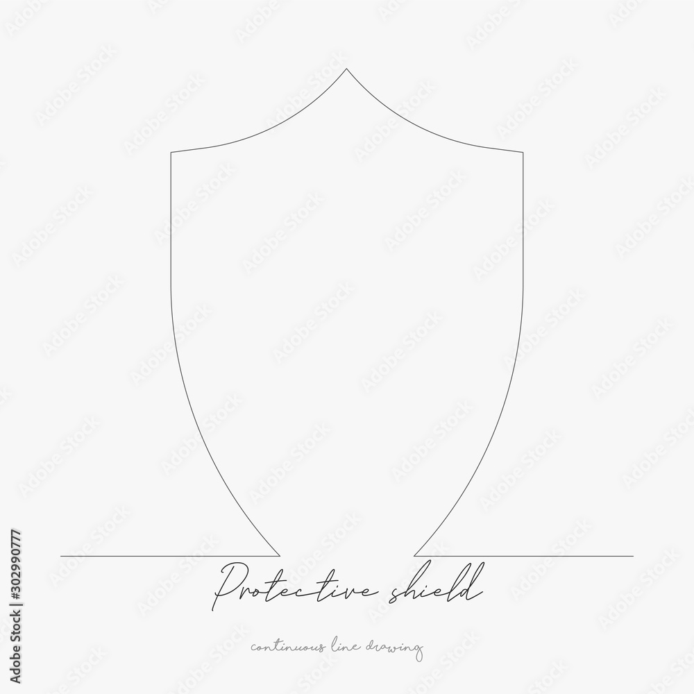 Shield Drawing Template