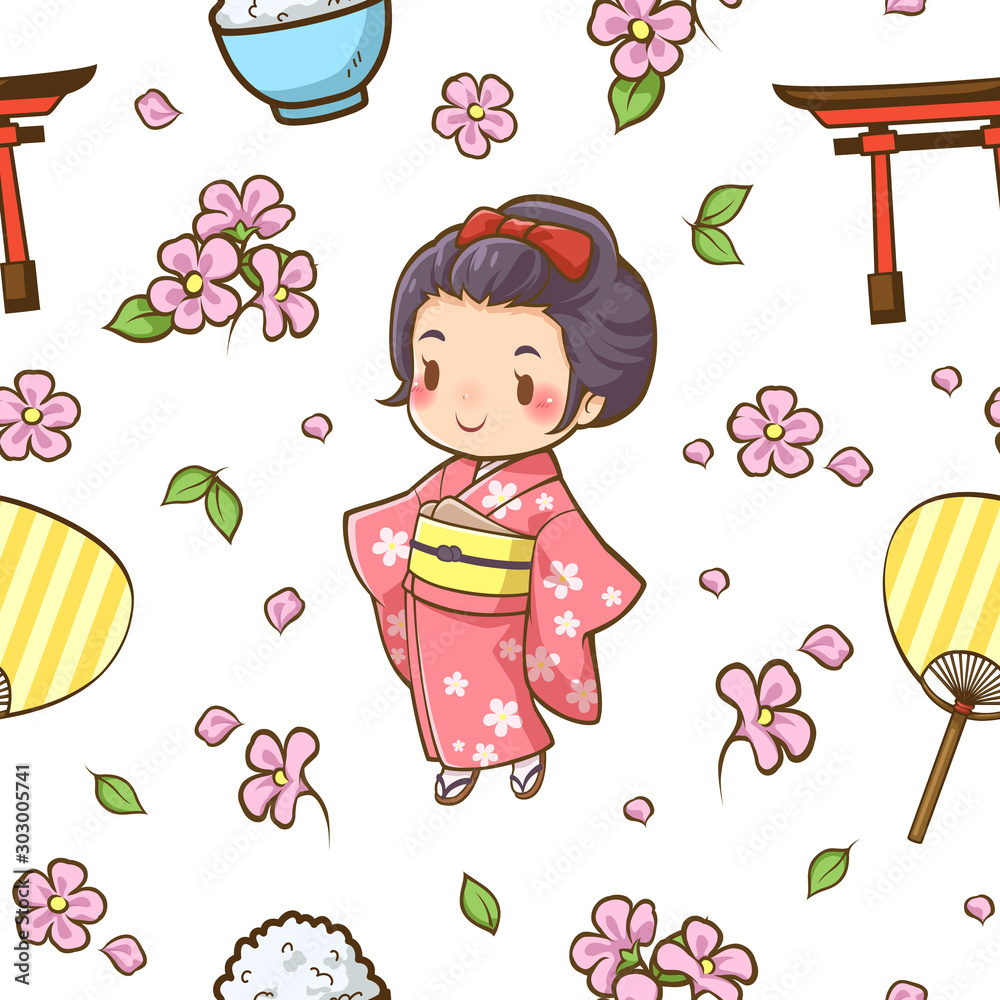 Cute Japanese Cartoon Characters Wallpaper