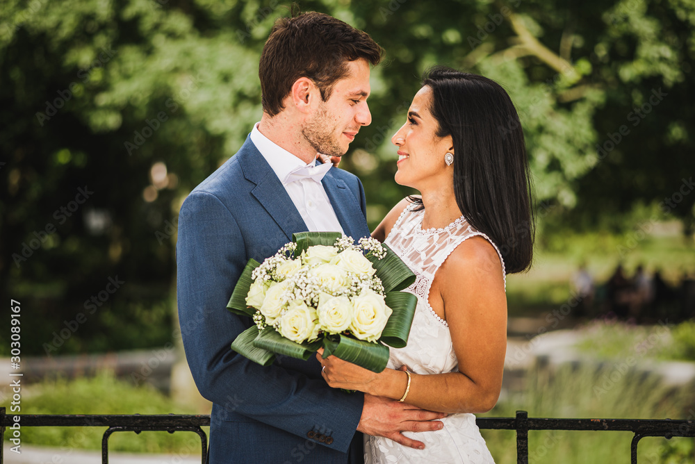 French Wedding Couple