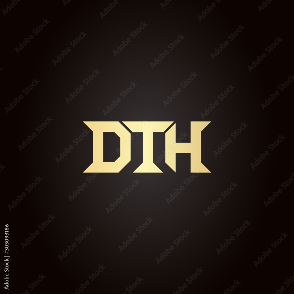 DTH Group Logo, vector illustration Stock Vector | Adobe Stock