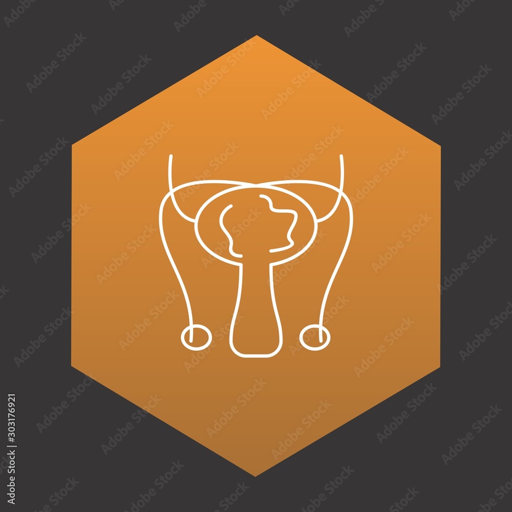 Male Reproductive System icon for your project Stock Vector | Adobe Stock