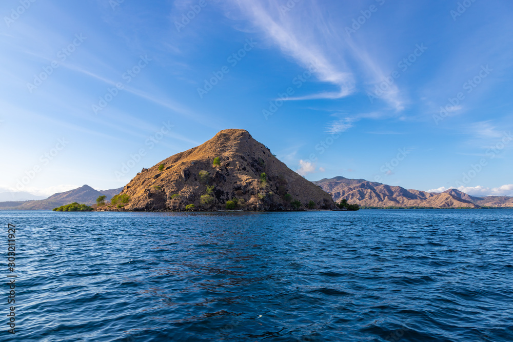 Rinca island one of the main islands of Komodo National Park. Famous ...