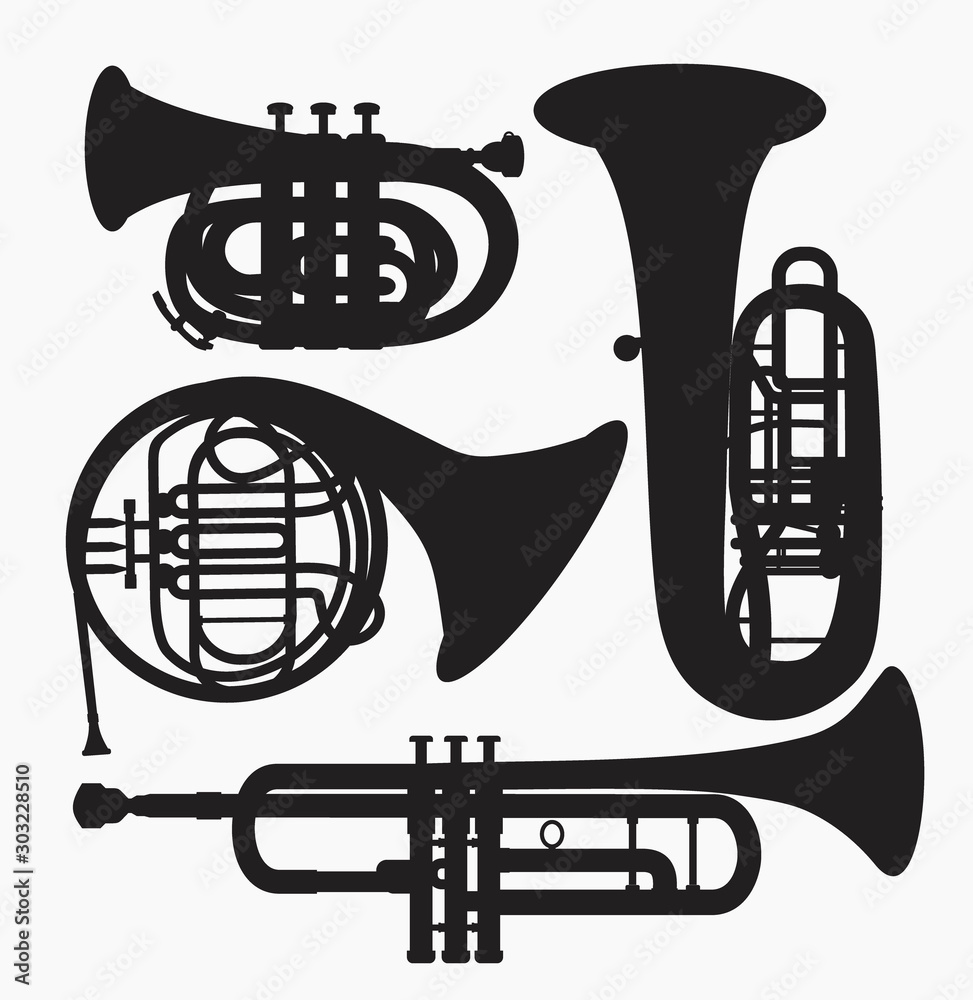musical instruments vector Stock Vector | Adobe Stock