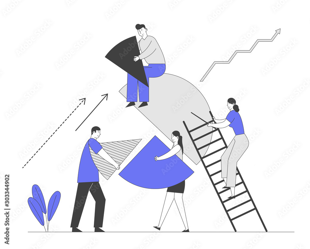 Business People Teamwork Cooperation and Partnership Concept ...