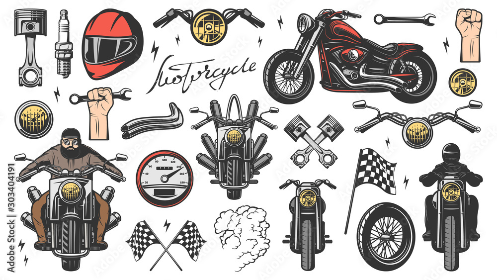 Motorcycle Chopper Icon