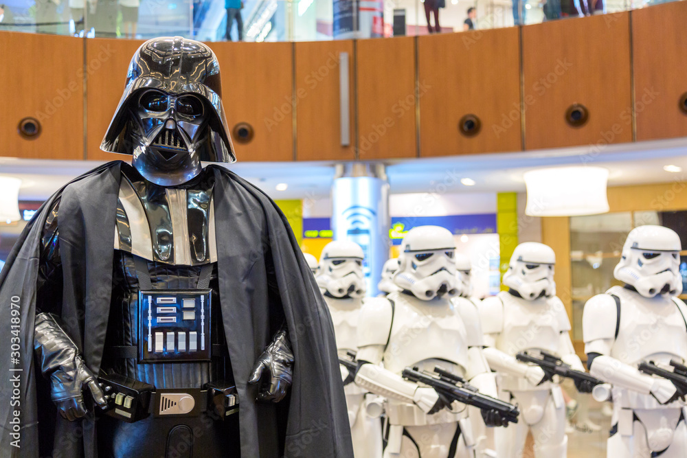 Dubai, United Arab Emirates - August, 2019: Stormtroopers and Sith Lord ...