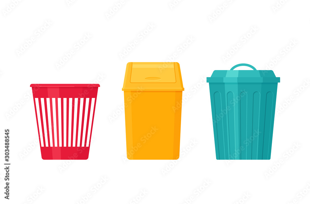 Cartoon Trash Can