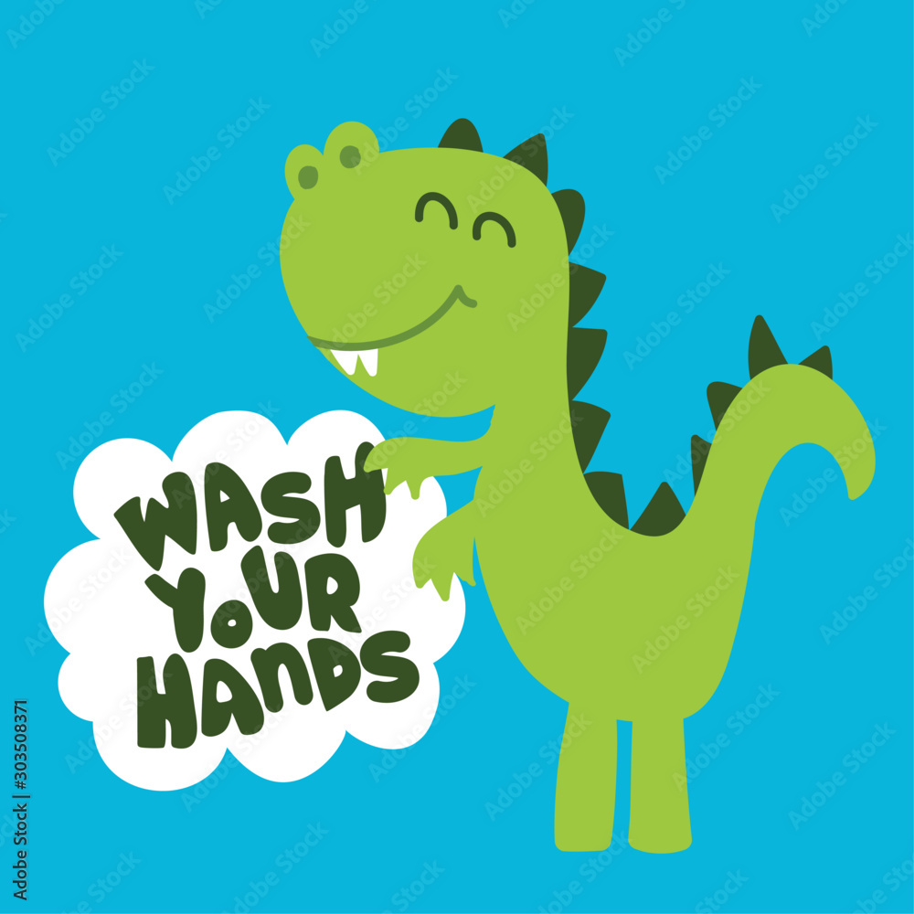 Funny Washing Hands Poster