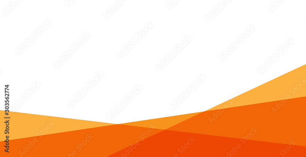 simple orange background . flat geometric gradation style Stock Vector ...