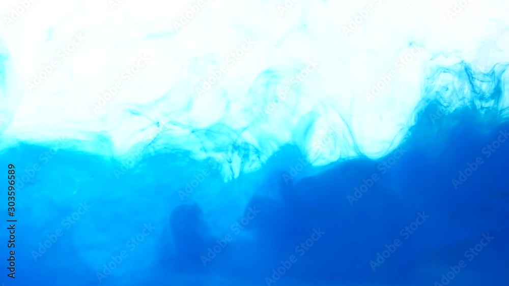 Fume flow overlay. Ocean wave. Blur navy blue steam motion on white ...