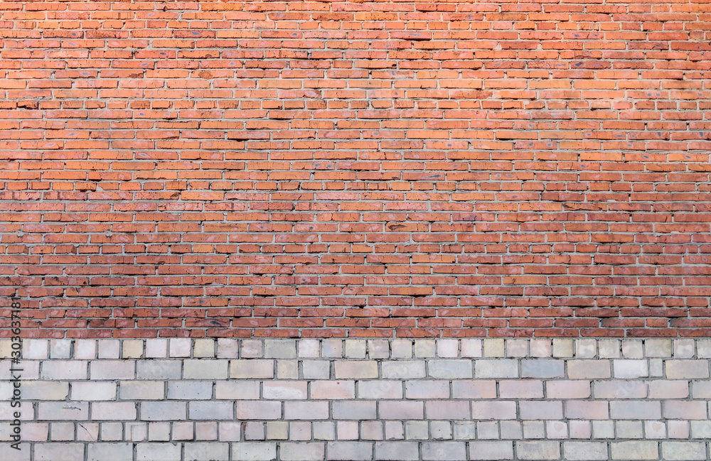 Texture of old long brick, seamless patern of clinker brick ...