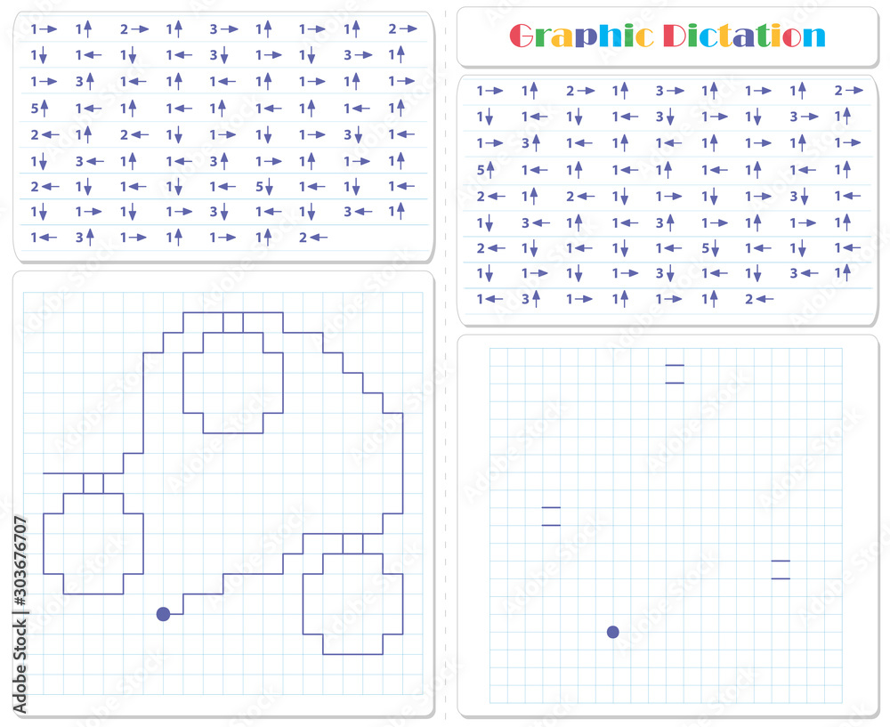 Draw a picture on the arrows. Worksheet for kids Stock Vector | Adobe Stock
