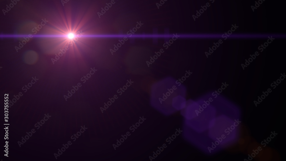 8k lens flare effect texture overlay with bokeh effect and light streak ...