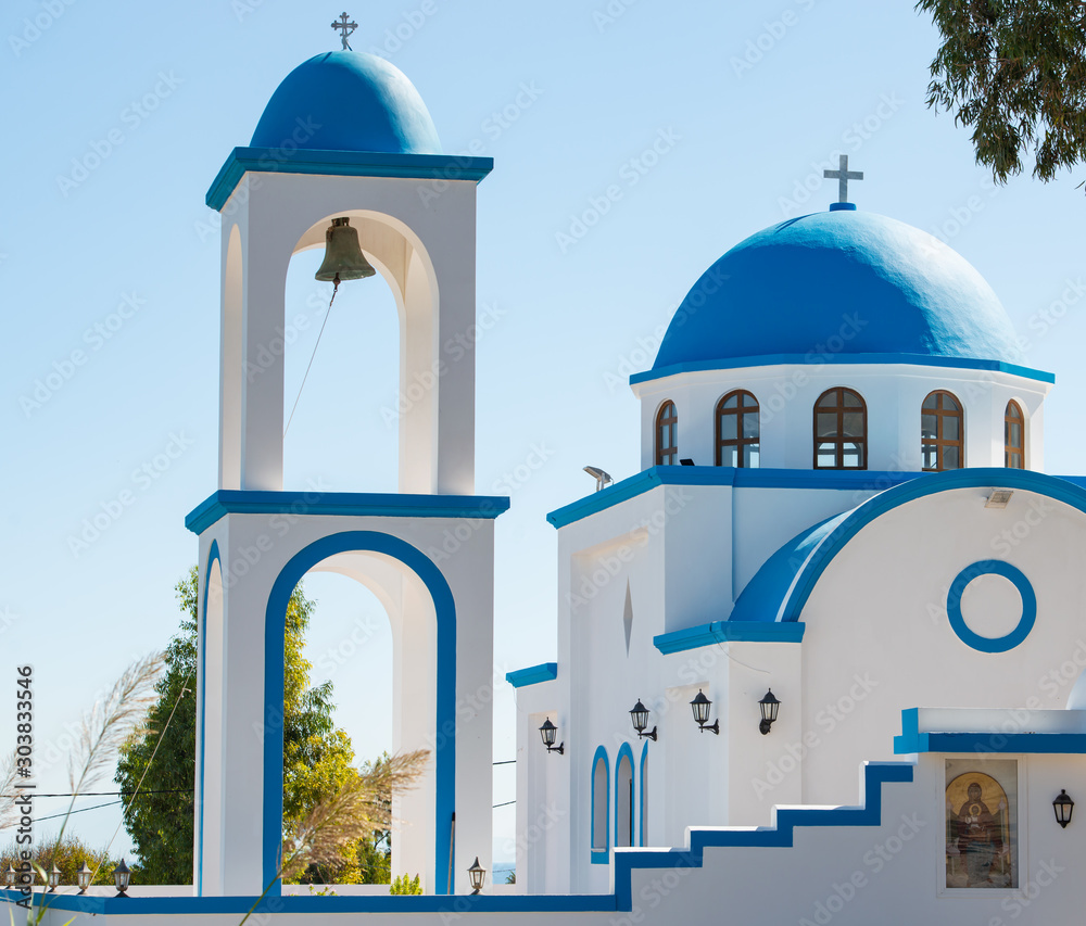 Blau weiße Kirche auf der Insel Kos Griechenland Stock Photo | Adobe Stock Blau weiße Kirche auf der Insel Kos Griechenland Stock Photo | Adobe Stock