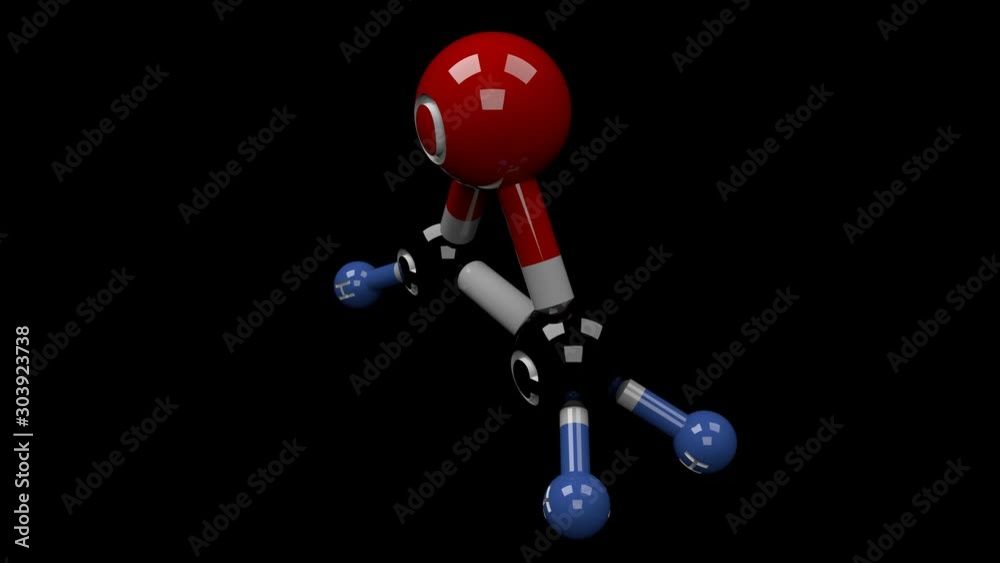 Ethylene oxide molecule. Molecular structure of ethylene oxide ...
