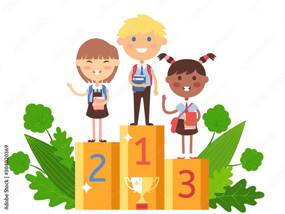 Winner Cartoon Clipart Of Children