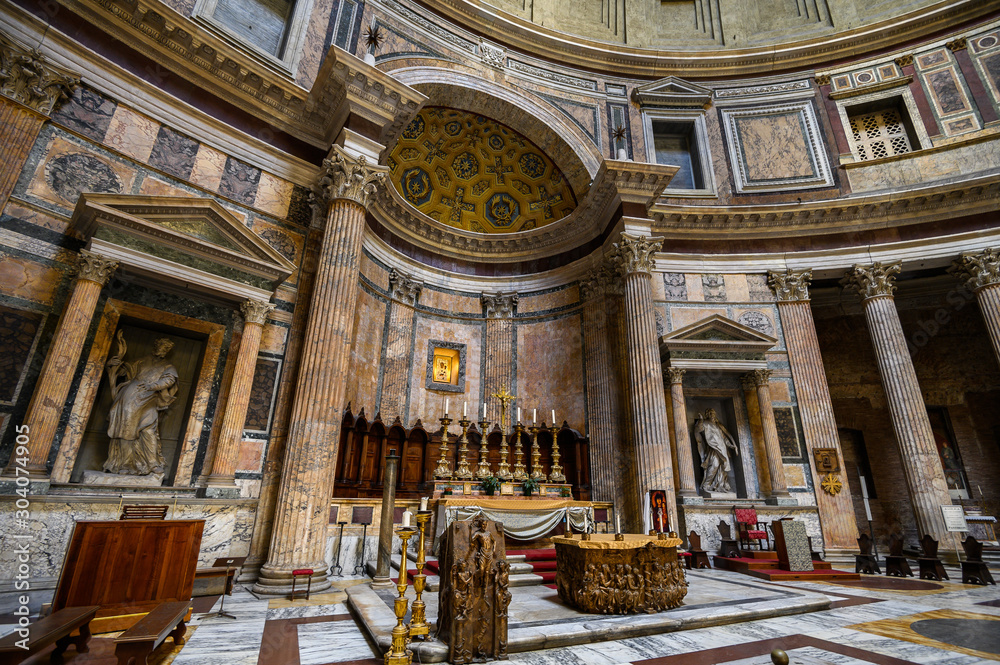 Pantheon Interior Panorama