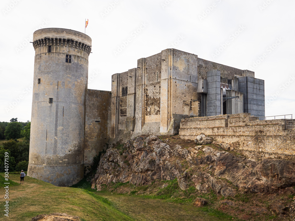 Château de Falaise, birthplace of William the Conqueror foto de Stock ...