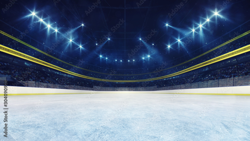 Figure Skating Rink Empty