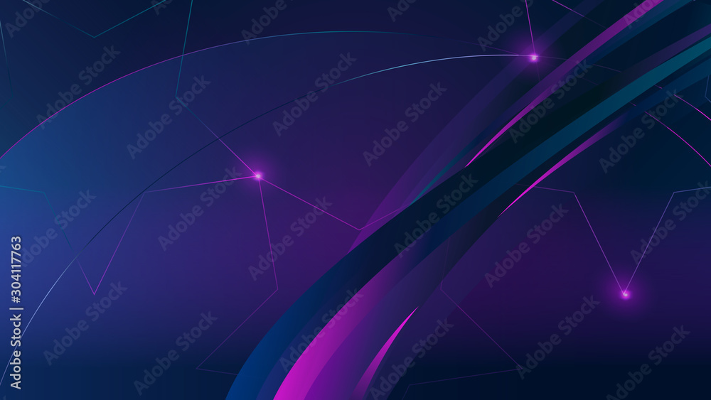 Soccer European championship. 2019 Abstract blue star background soccer ...